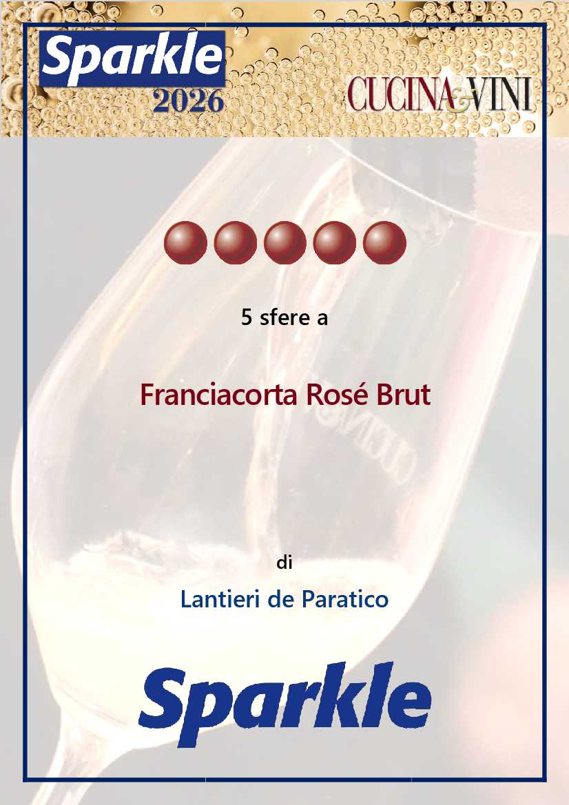 Sparkle – Cucina&Vini. Le 5 sfere a Lantieri Franciacorta Rosè ...